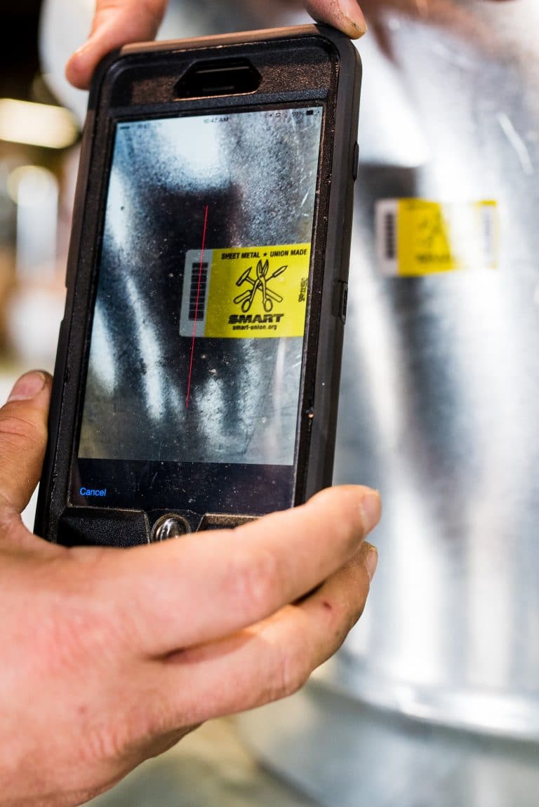 Sheet Metal Union Label - SMART Union