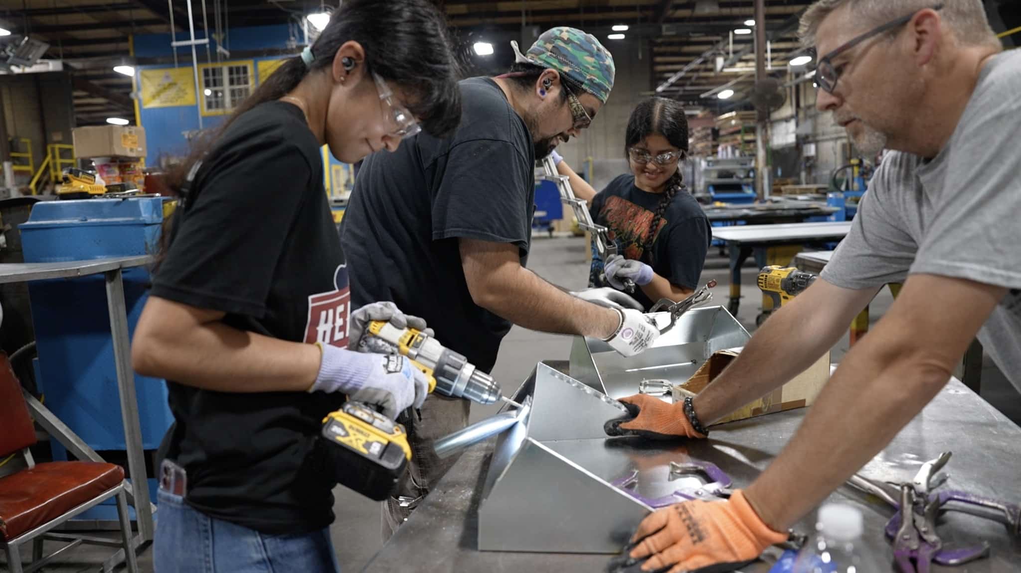 Heavy Metal Summer introduces teens to sheet metal trade