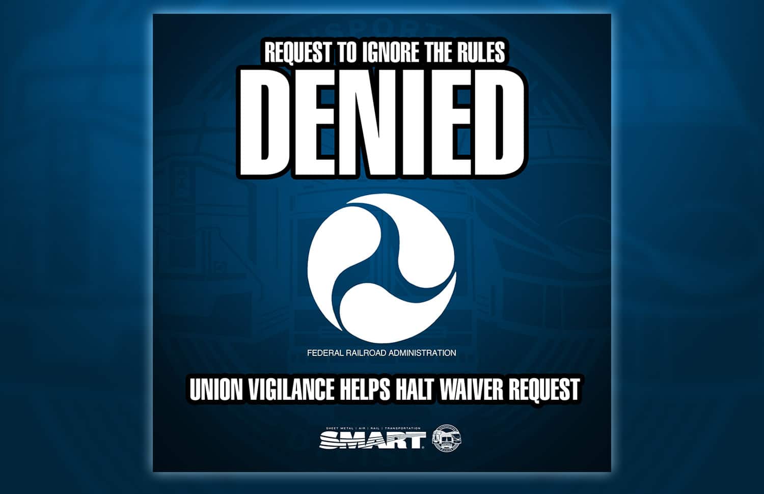 FRA denies railroads' request to run without watchdog technology ...