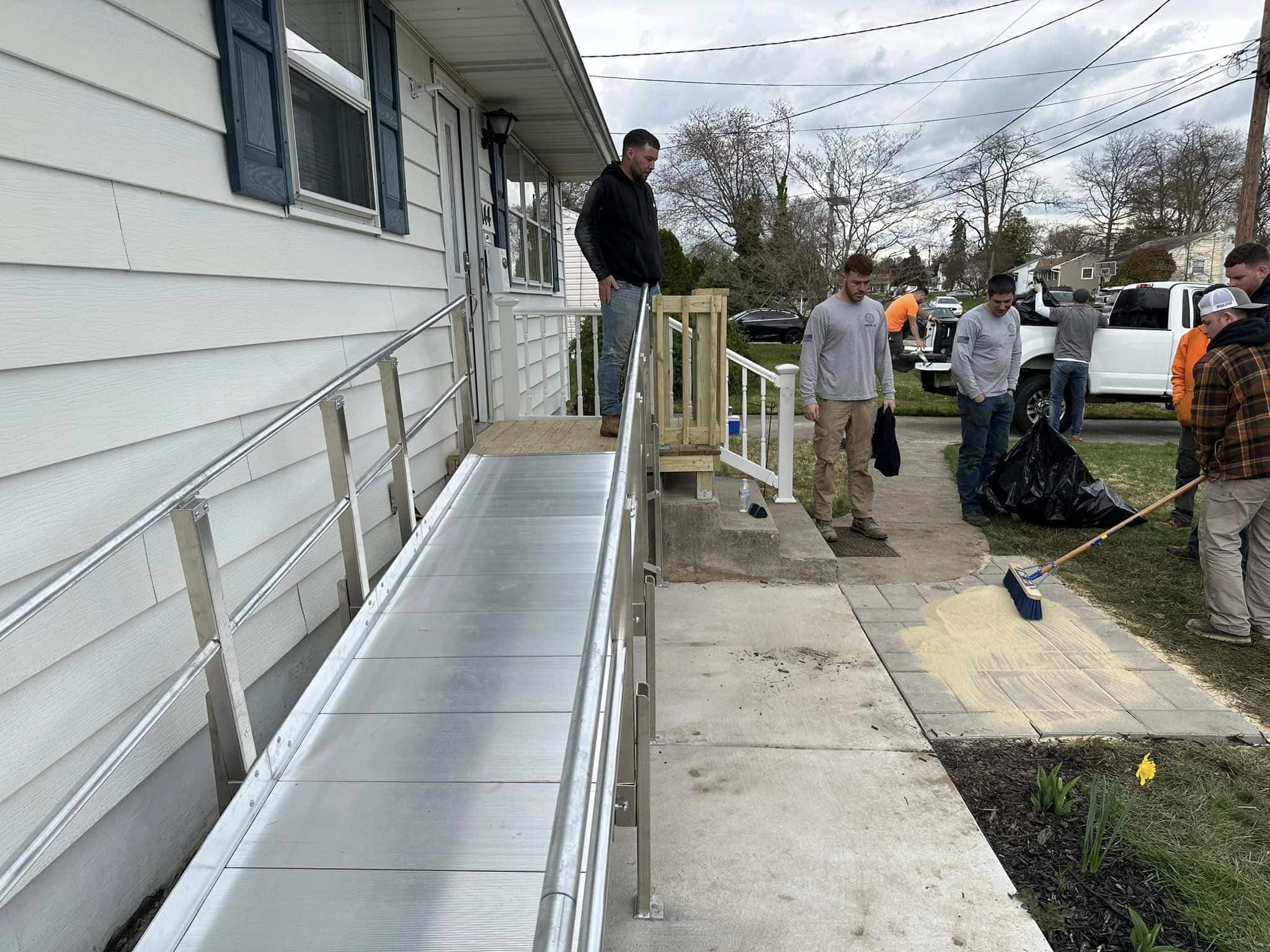 Local 19 builds ramp for wheelchair-using retiree | SMART Union
