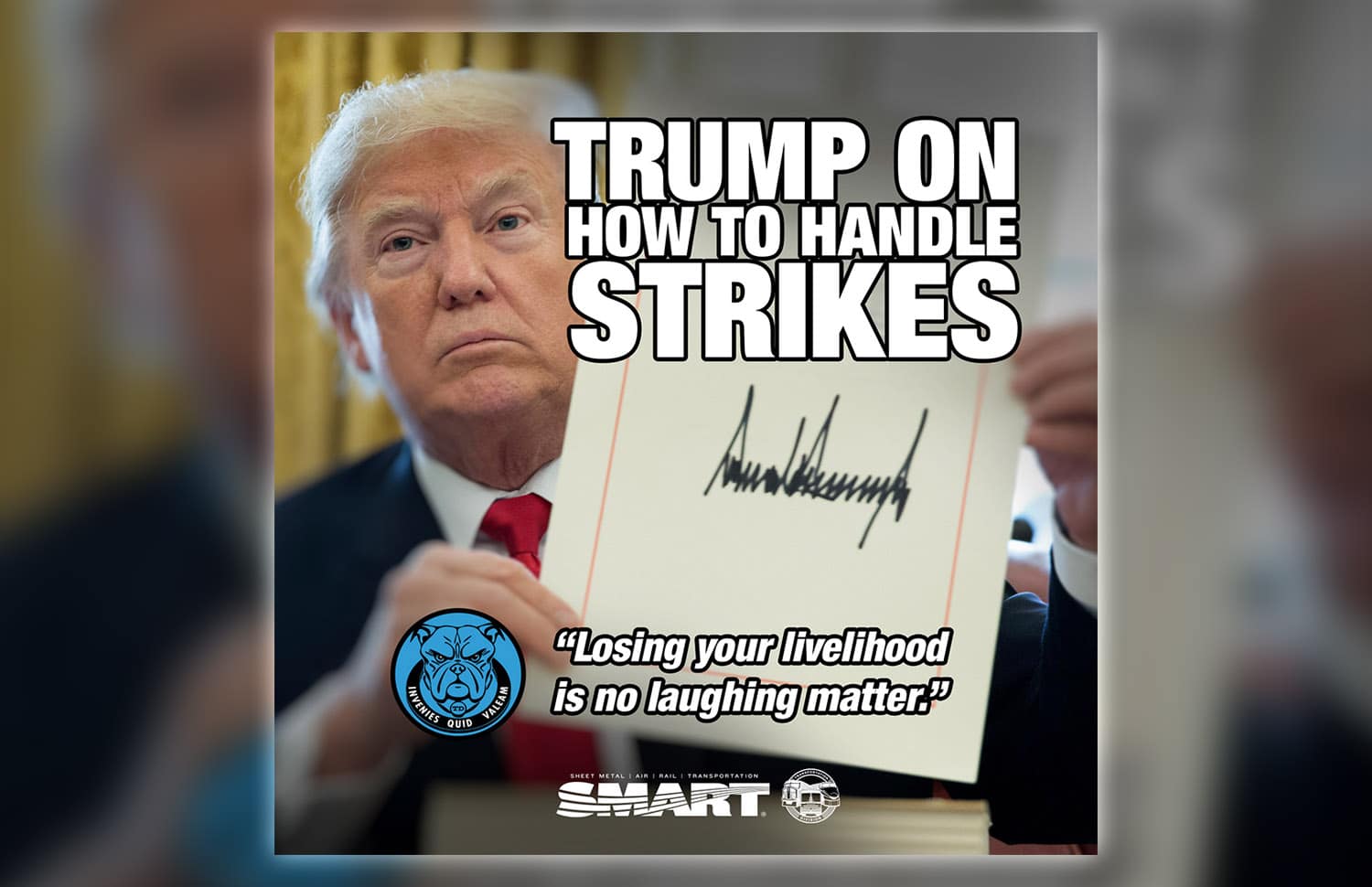 Trump: If they strike, they’re fired. Musk: Ha, ha, ha! - SMART Union