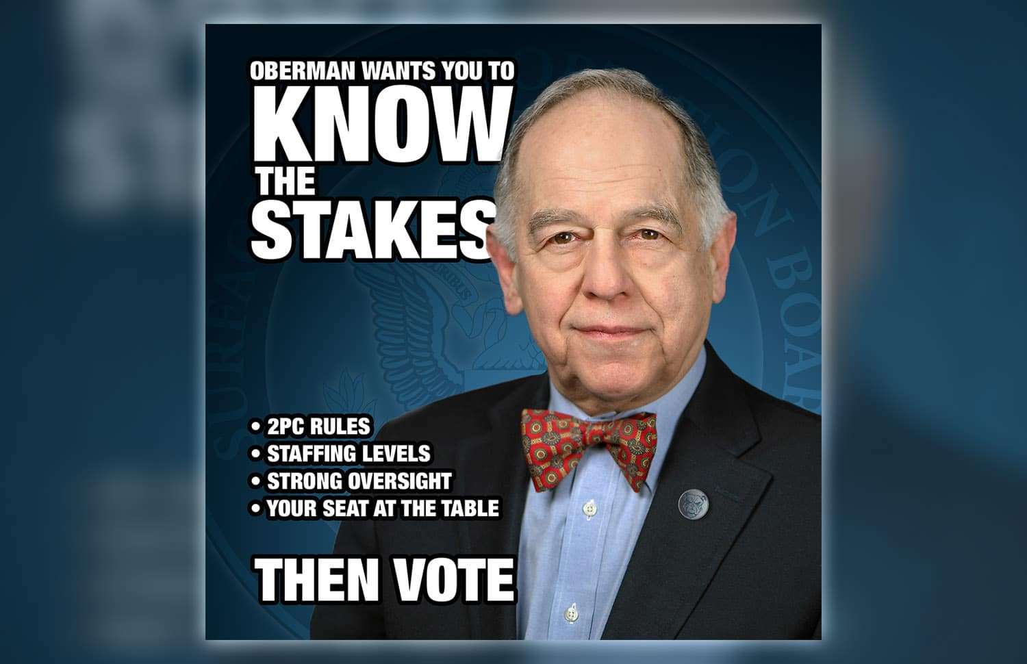 Oberman to TD: Vote for your own future - SMART Union