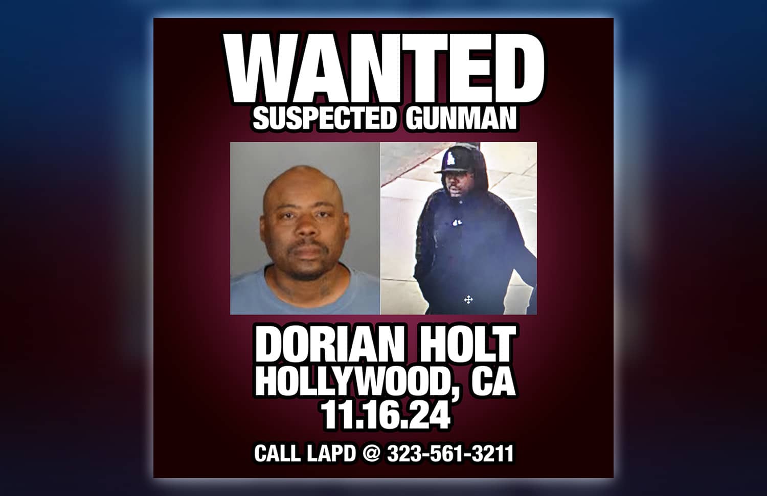 Help find the LA shooter responsible for attempted murder of SMART-TD ...