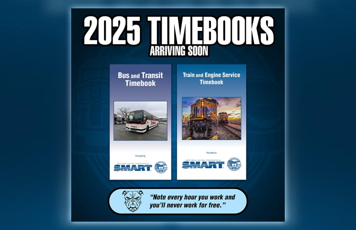 2025 Timebooks Are On the Way - SMART Union